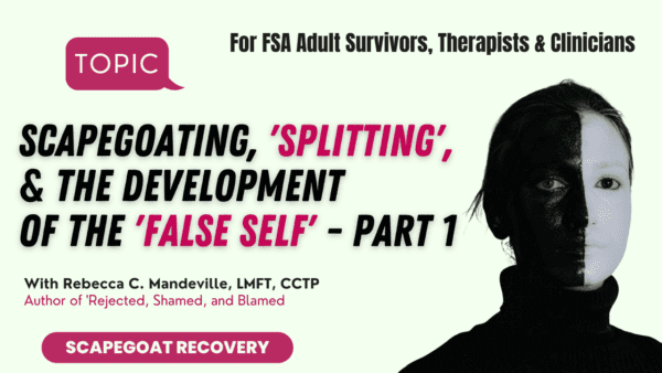 Blog and Videos for Trauma-Informed Scapegoat Recovery