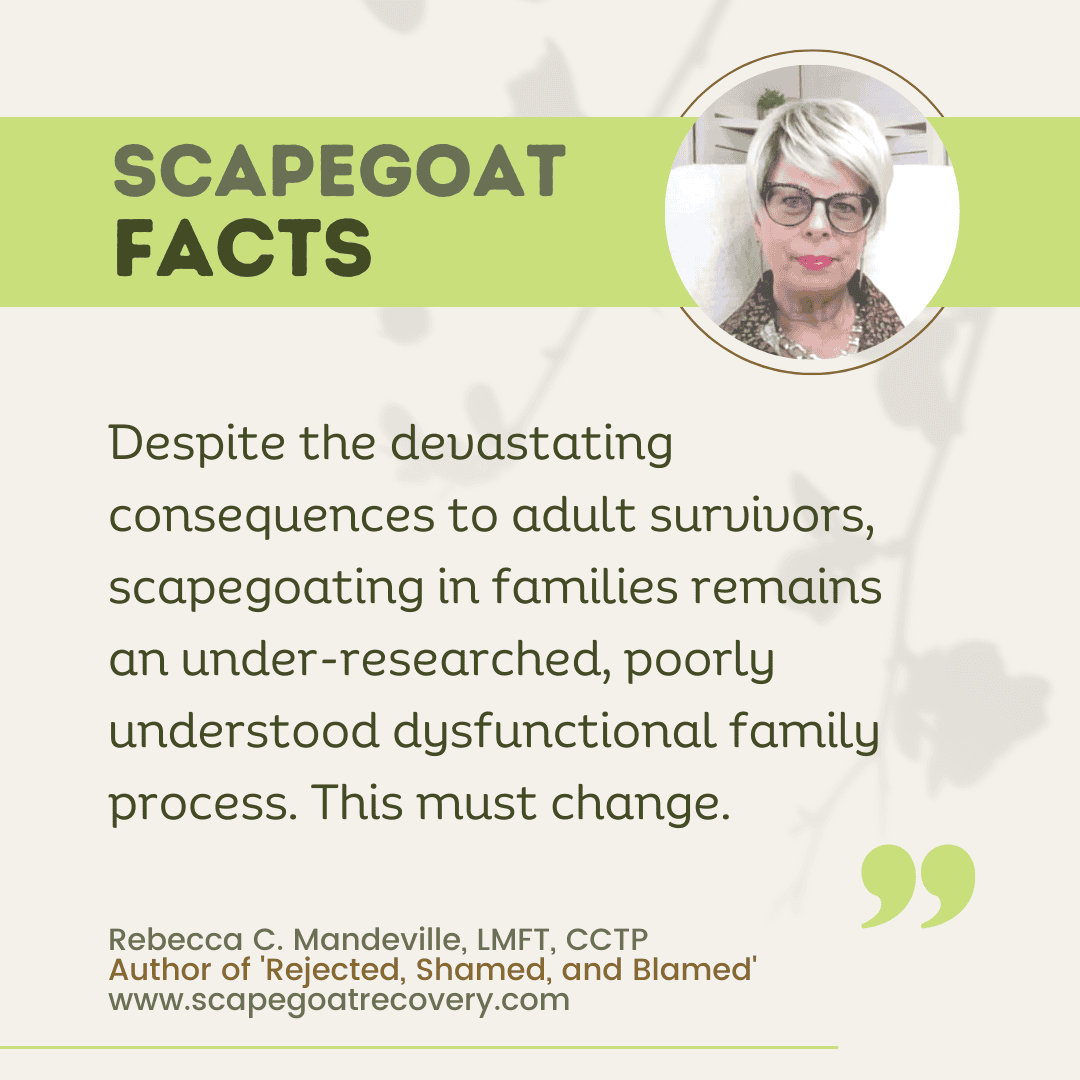 Scapegoat Recovery Education With Rebecca C. Mandeville