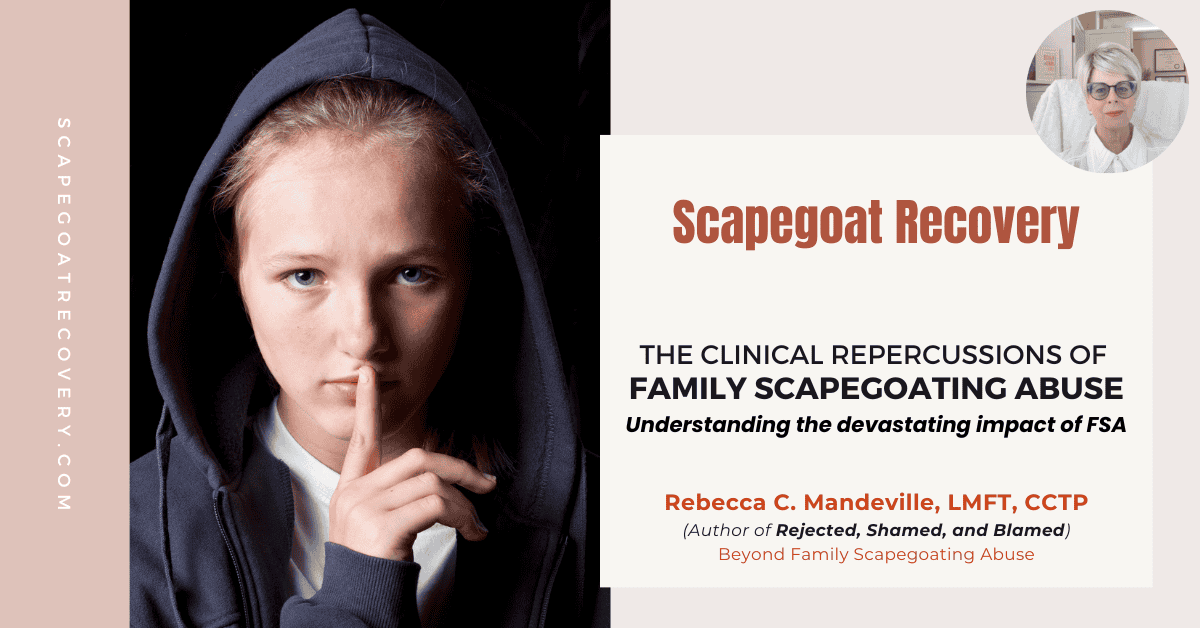 5 Reasons Your Family Won't Apologize for Scapegoating You